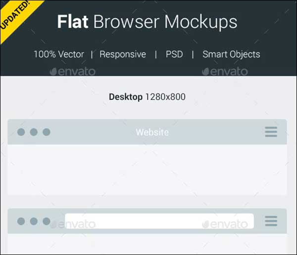 19+ Web Browser Mockups | Free Mockups Download